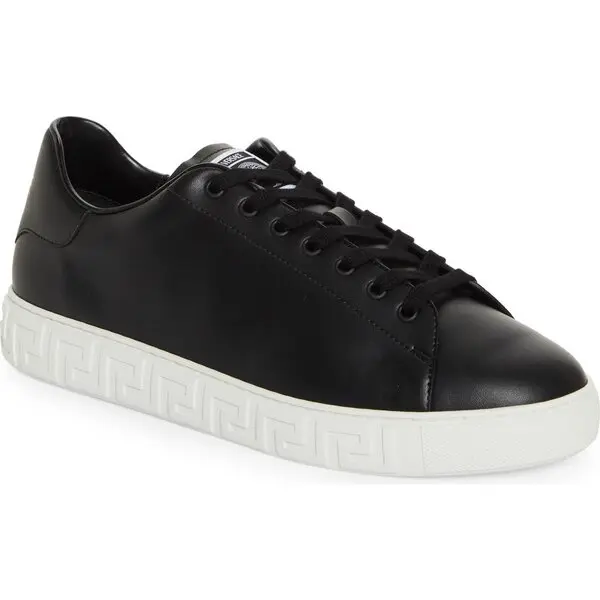 Versace Greca Low-top Sneakers - Black