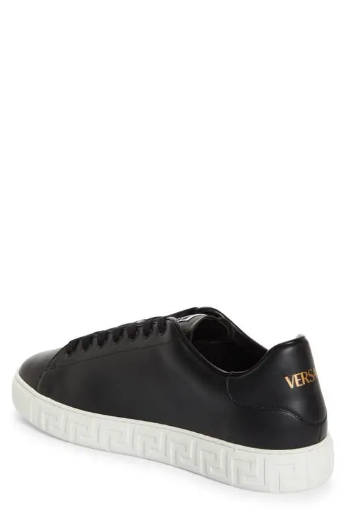 Versace Greca Low-top Sneakers - Black
