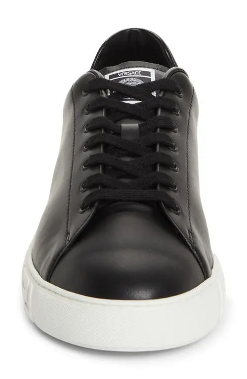 Versace Greca Low-top Sneakers - Black
