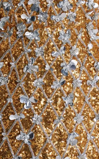 Carolina Herrera Embroidered Mini Dress