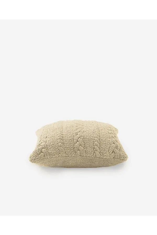 Free People Sunday Citizen Braided Throw Pillow - Sahara Tan