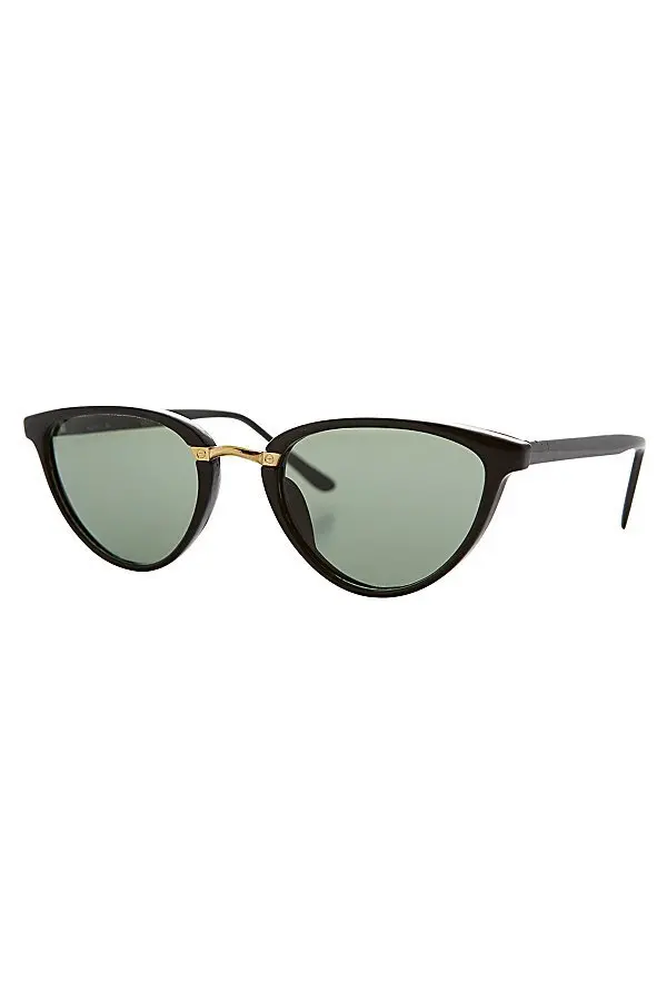 SUNGLASS MUSEUM Vintage Corey Sunglasses - Black
