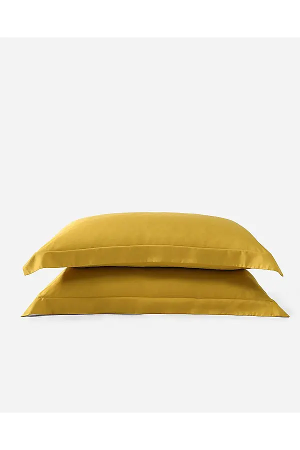 Free People Sunday Citizen Natural Premium Bamboo Sham Set - Gold