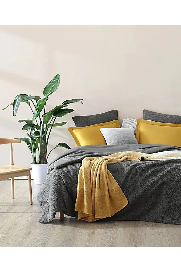 Free People Sunday Citizen Natural Premium Bamboo Sham Set - Gold