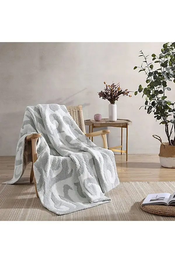 Free People Sunday Citizen Casablanca Throw - Cloud Grey