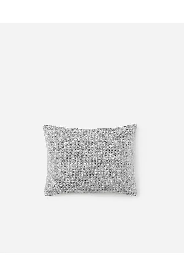 Free People Sunday Citizen Snug + Waffle Bamboo Sham Set - Cloud Grey
