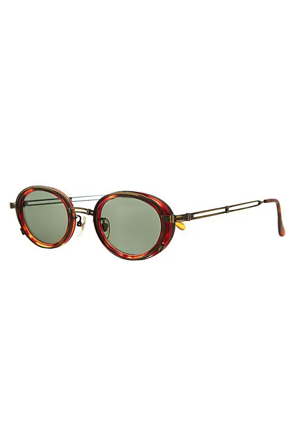 SUNGLASS MUSEUM Vintage Fusion Oval Sunglasses - Bronze