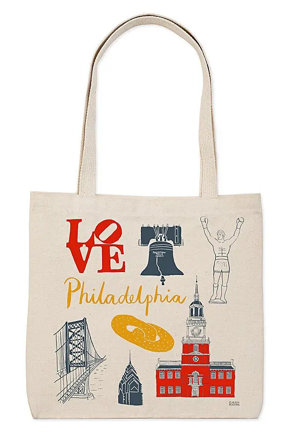 CLAUDIA PEARSON Philadelphia Everyday Tote - White