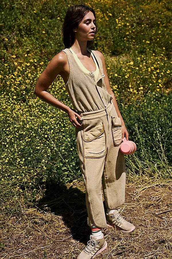 Free People Timko Onesie - Matcha | Editorialist