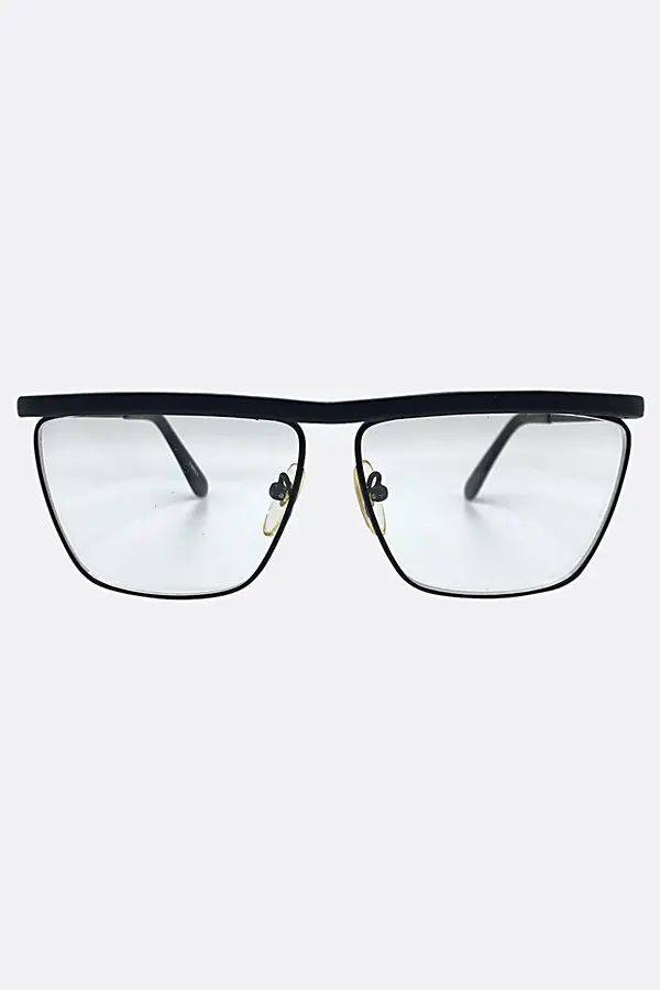 GIANT VINTAGE SUNGLASSES Giant Vintage Slam Square Sunglasses - Black/clear