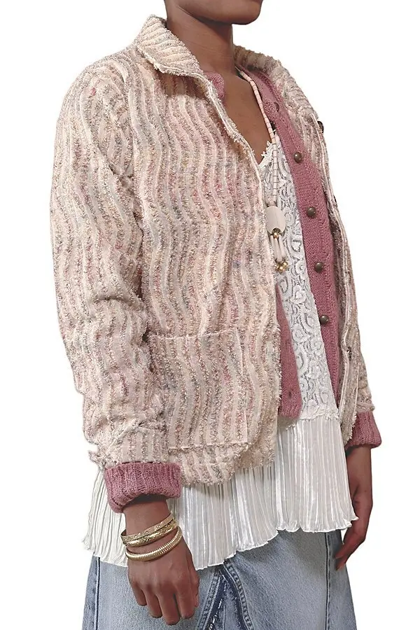 AFTERLIFE BOUTIQUE Vintage 1990's Sandy Chenille Jacket