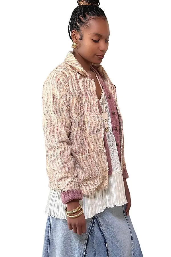 AFTERLIFE BOUTIQUE Vintage 1990's Sandy Chenille Jacket