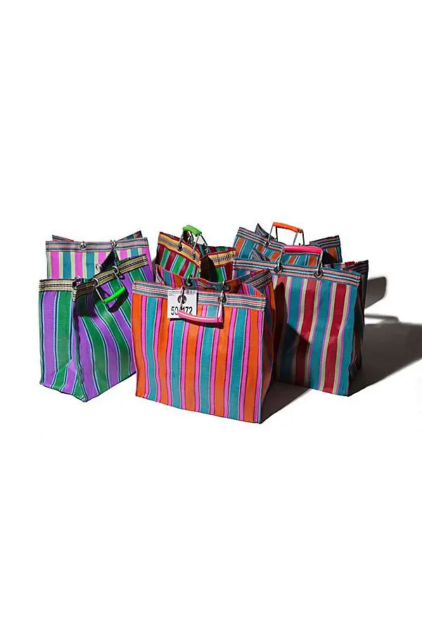 PUEBCO Recycled Plastic Square Bag - Purple