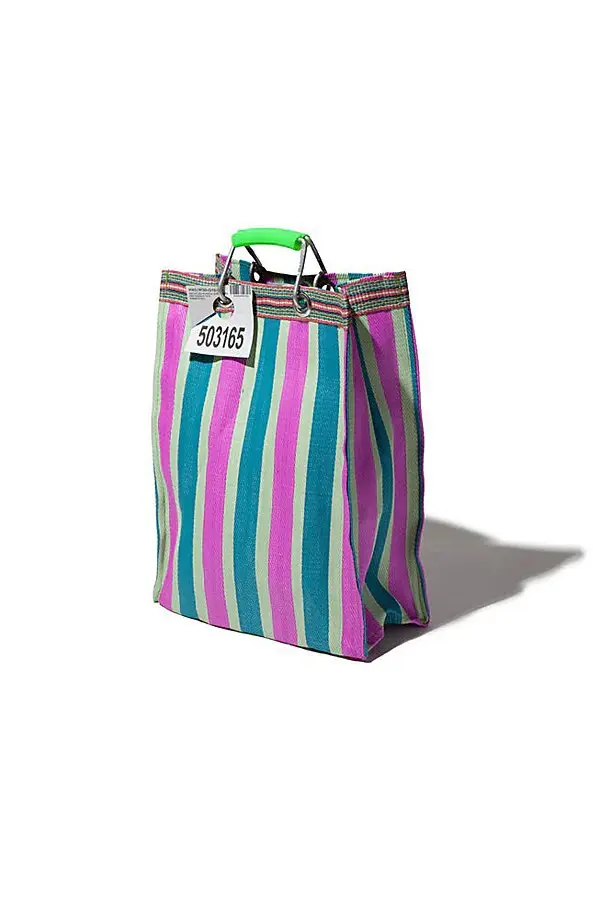 PUEBCO Recycled Rectangle D15 Shopper - Green - Medium