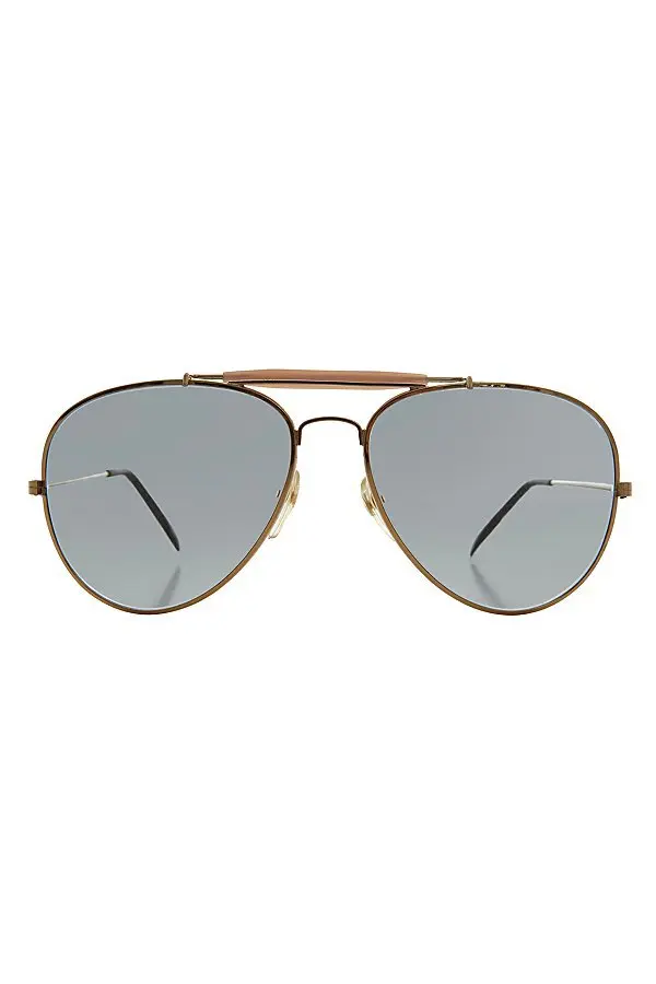 SUNGLASS MUSEUM Vintage Bud Sunglasses By - Gold