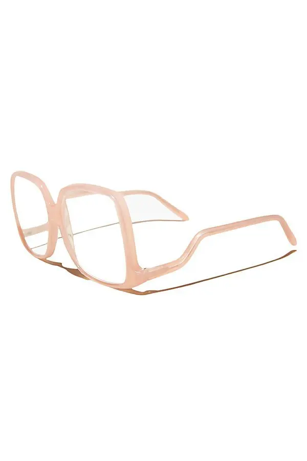 SUNGLASS MUSEUM Retro Mia Reading Glasses - Nude