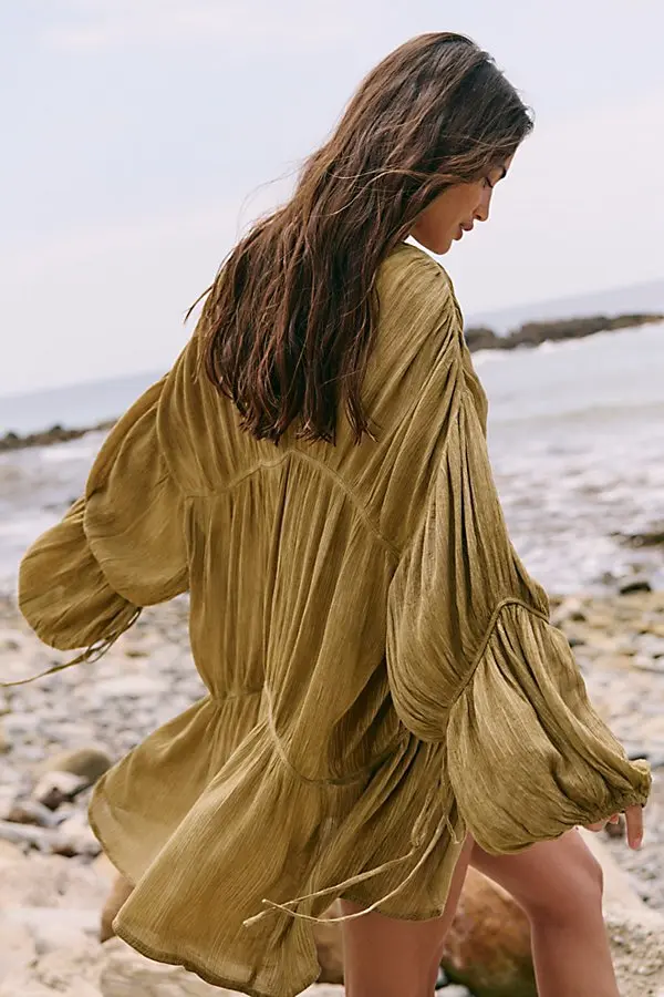 Free People Juliet Duster - Tobacco