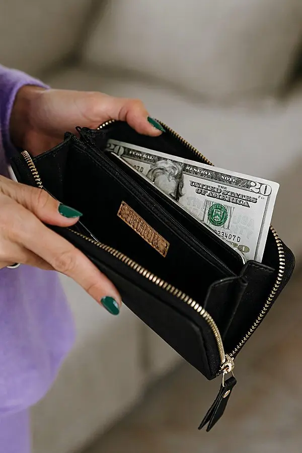 TIRADIA CORK Tiradia Just Enough Wallet - Black