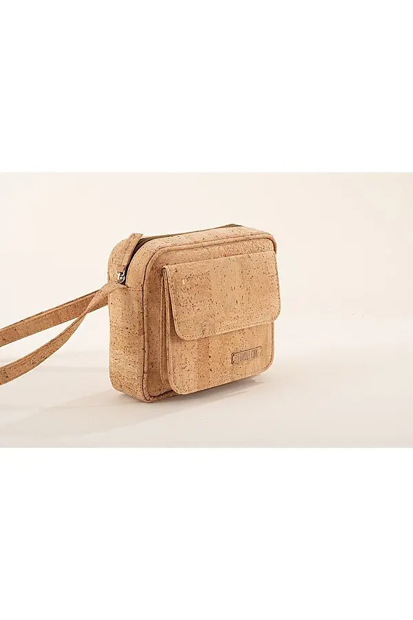 TIRADIA CORK On The Go Crossbody - Natural Cork