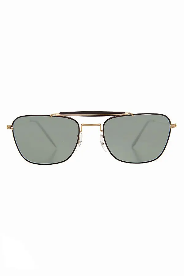 SUNGLASS MUSEUM Vintage Milan Sunglasses - Black/gold