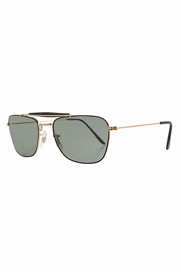 SUNGLASS MUSEUM Vintage Milan Sunglasses - Black/gold
