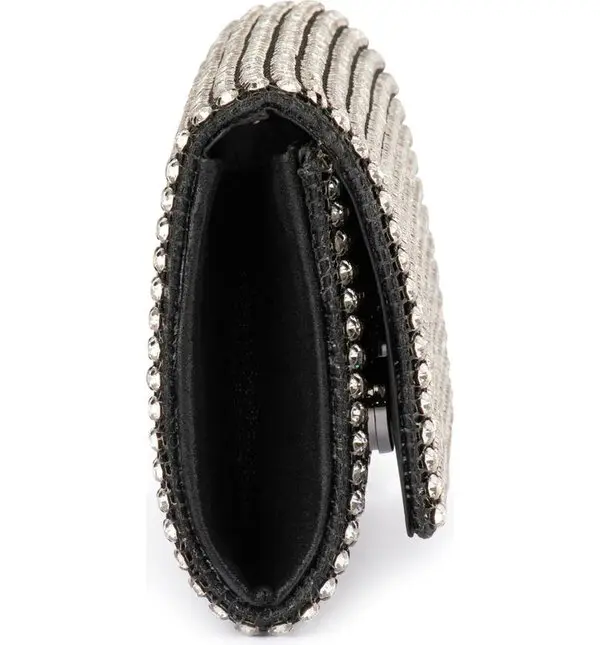 OLGA BERG Mariana Crystal Clutch