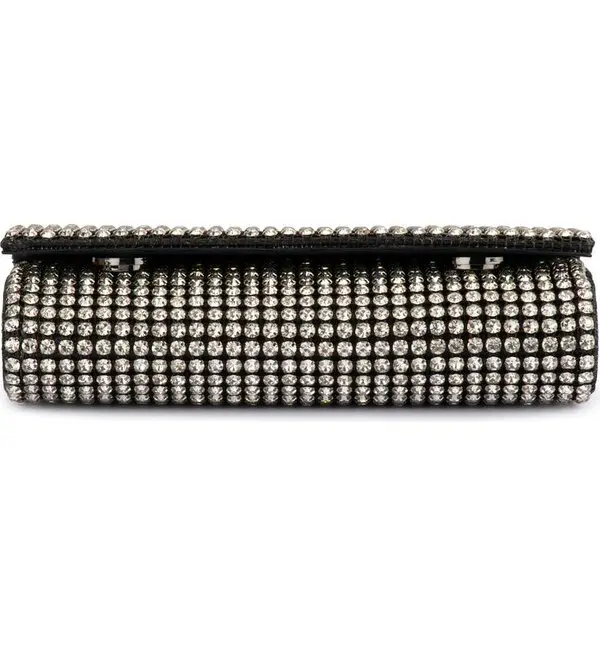 OLGA BERG Mariana Crystal Clutch
