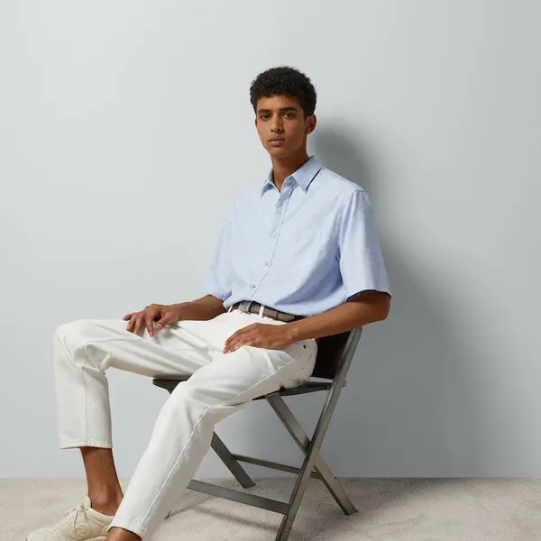 Gucci Gg Supreme Oxford Cotton Shirt