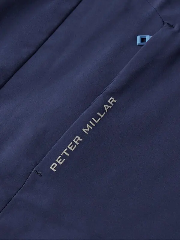 Peter Millar Dunes Logo-print Colour-block Stretch-jersey Golf Jacket