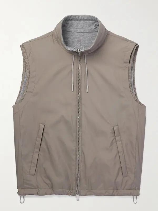 Zegna Reversible Gilet - Brown