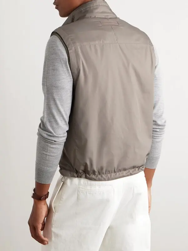 Zegna Reversible Gilet - Brown