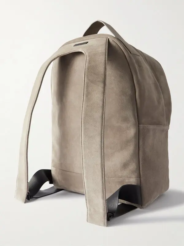 Fear Of God Leather-trimmed Suede Backpack