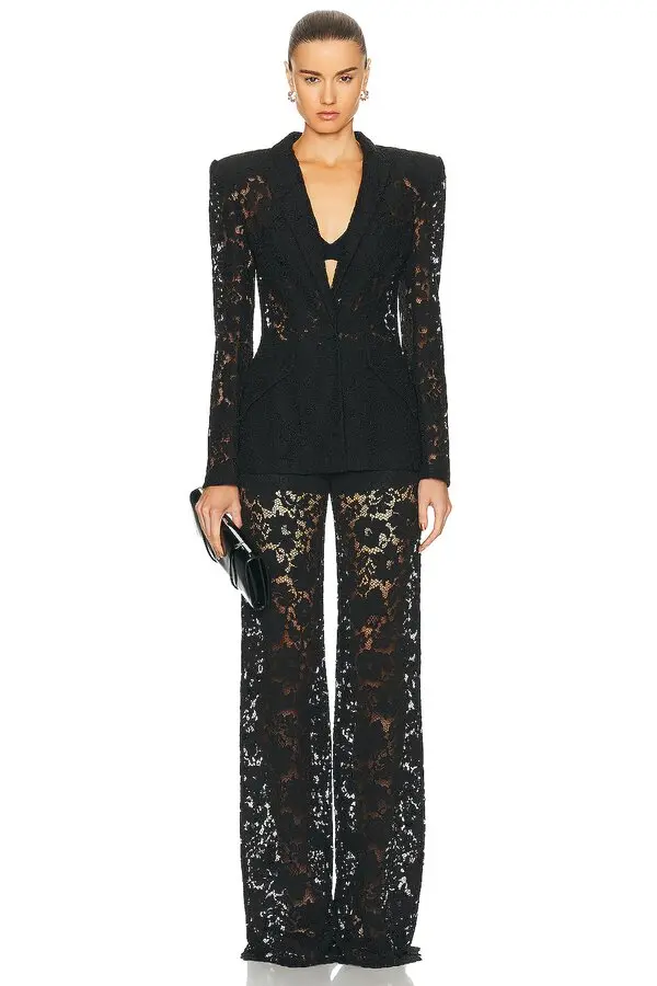 SANS FAFF London Lace Flared Pant