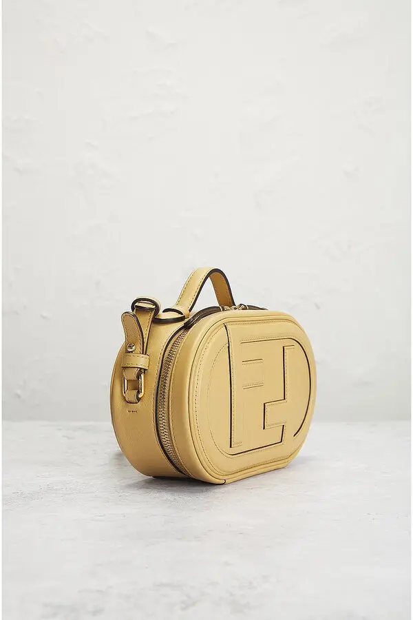 Fendi O Lock Camera Bag - Mustard | Editorialist