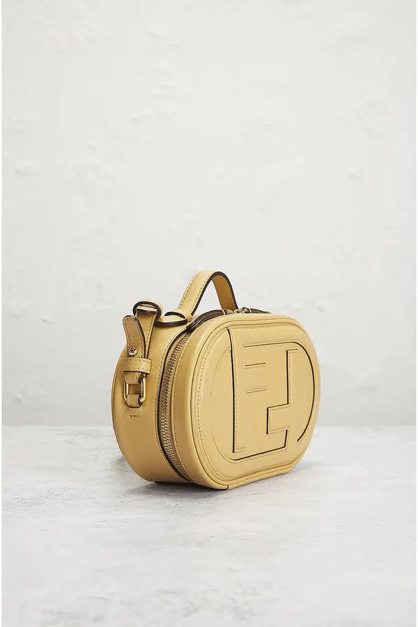 Fendi O Lock Camera Bag - Mustard | Editorialist