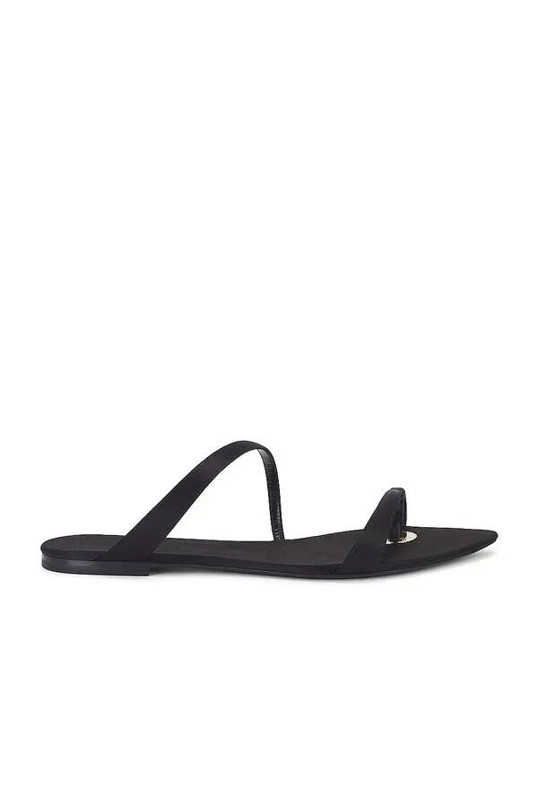 Saint Laurent Tanger Flat Slide - Noir