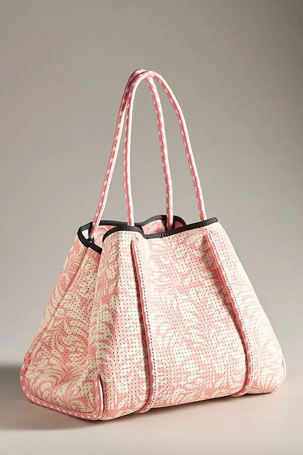 POP UPS BRAND Everyday Neoprene Tote - Pink Palm