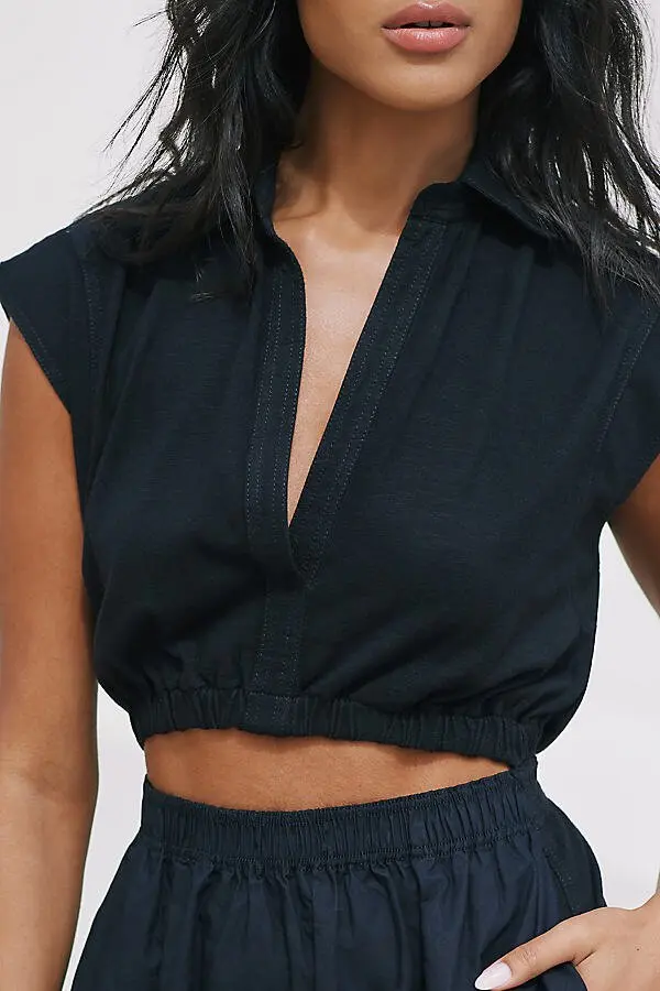 Anthropologie Short-sleeve Cutout Mini Dress