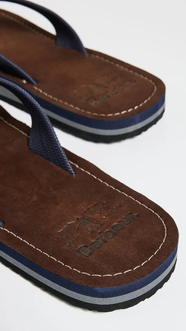 Barbour Toeman Beach Sandals - Navy
