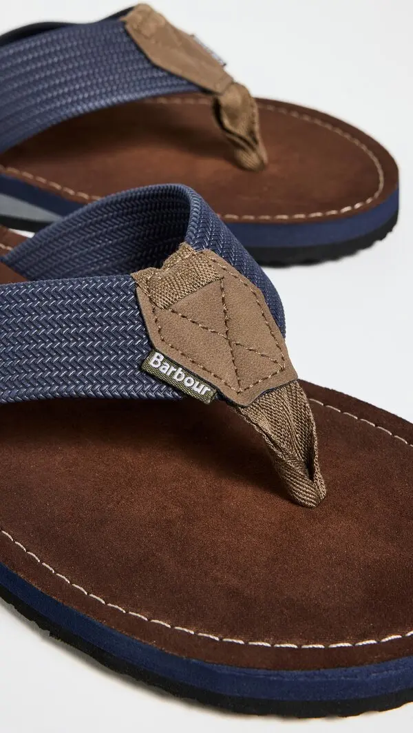 Barbour Toeman Beach Sandals - Navy