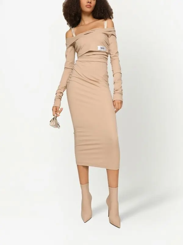 pink chiffon formal dresses V-Neck Long Sleeves Chiffon Pink Prom Dress with Appliques PG457 US6 / Pink