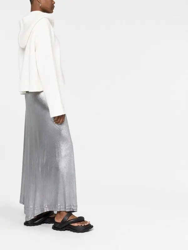 Loewe Tone Metallic Wrap Skirt