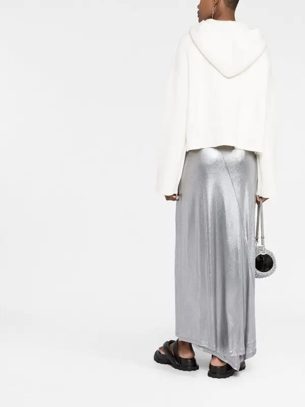 Loewe Tone Metallic Wrap Skirt