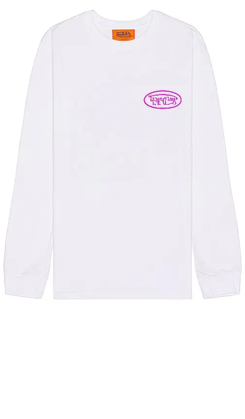VON DUTCH Biker Shop Graphic Long Sleeve Tee