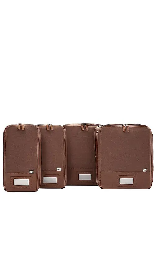 BEIS The Compression Packing Cubes 4pc - Maple