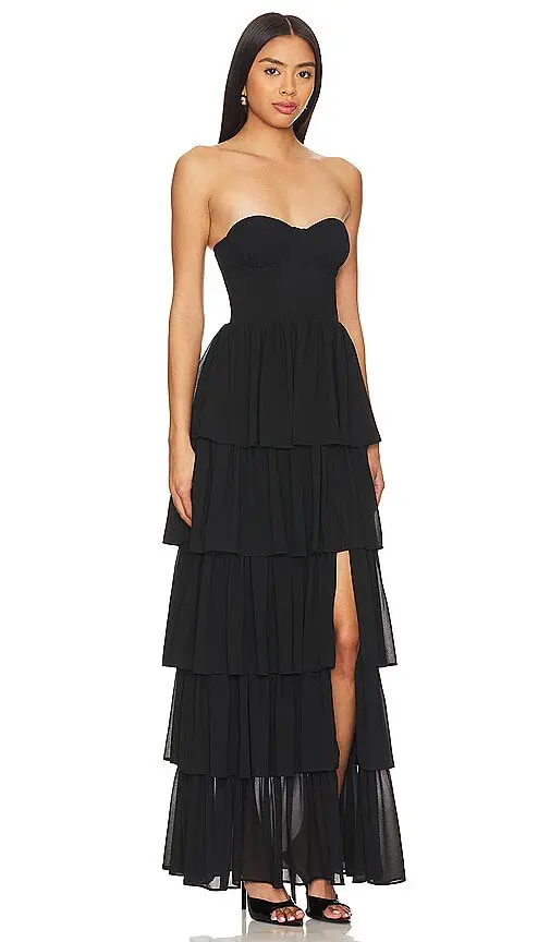 LOVERS AND FRIENDS Hattie Gown - Black