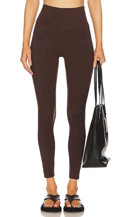 Varley Freesoft High Rise Legging In Brown - Coffee Bean