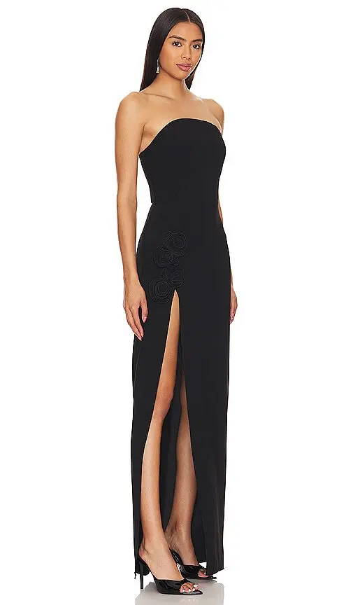 Amanda Uprichard X Wolfe Gown - Black