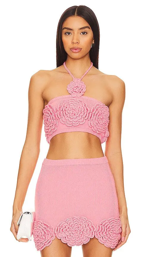 LOVERS AND FRIENDS Ashby Crochet Top