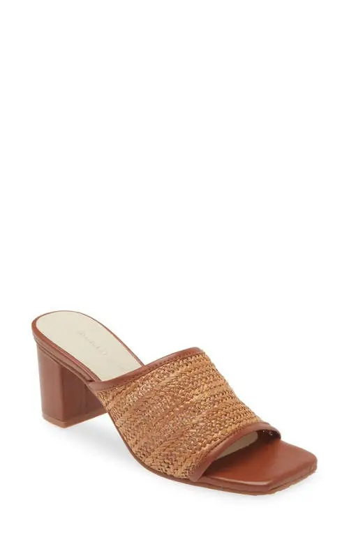 CHOCOLAT BLU Delsy Raffia Slide Sandal
